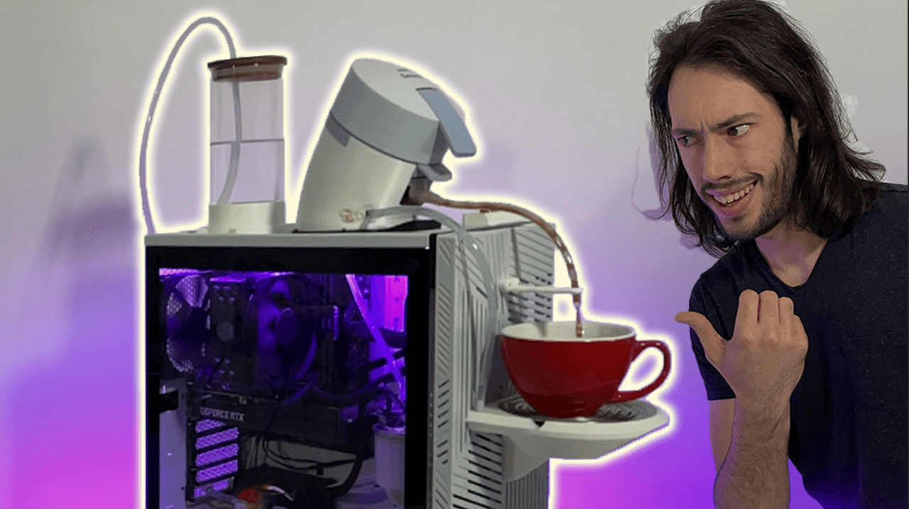 J'ai créé un PC qui fait le café ! - Millomaker